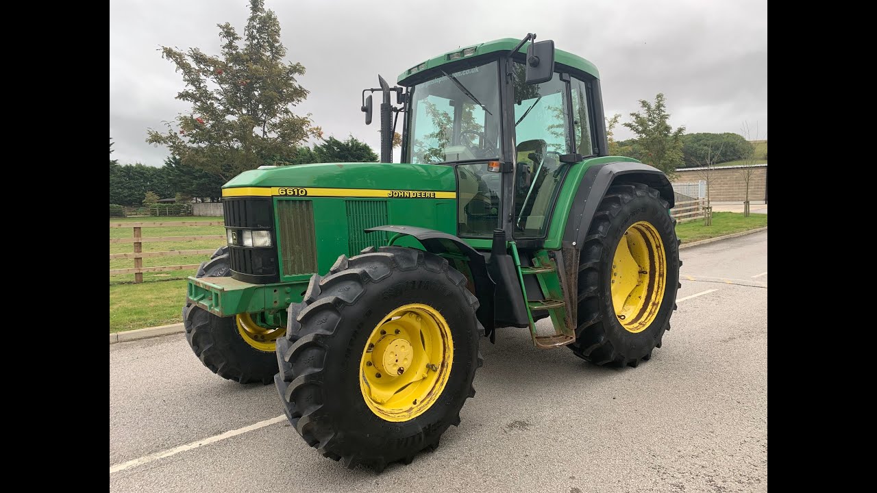 John Deere 6610 Tractor - YouTube