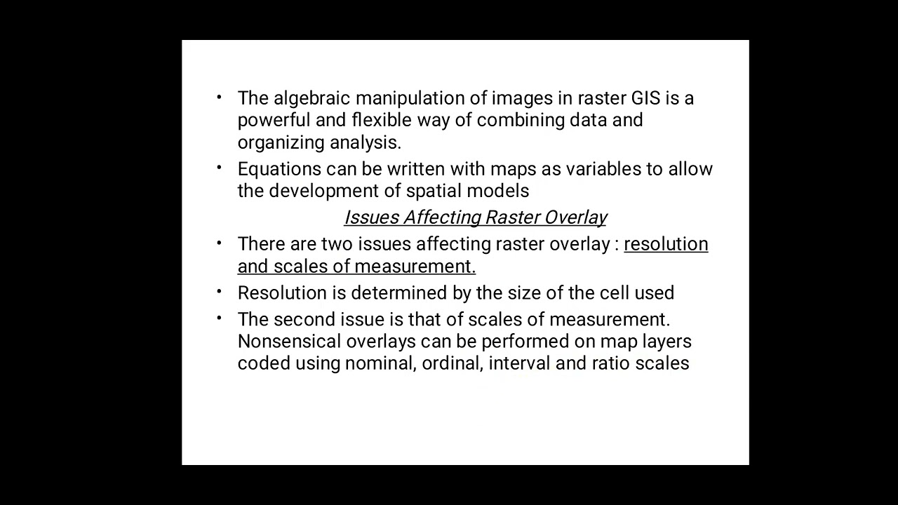 Raster Overlay in Gis - YouTube