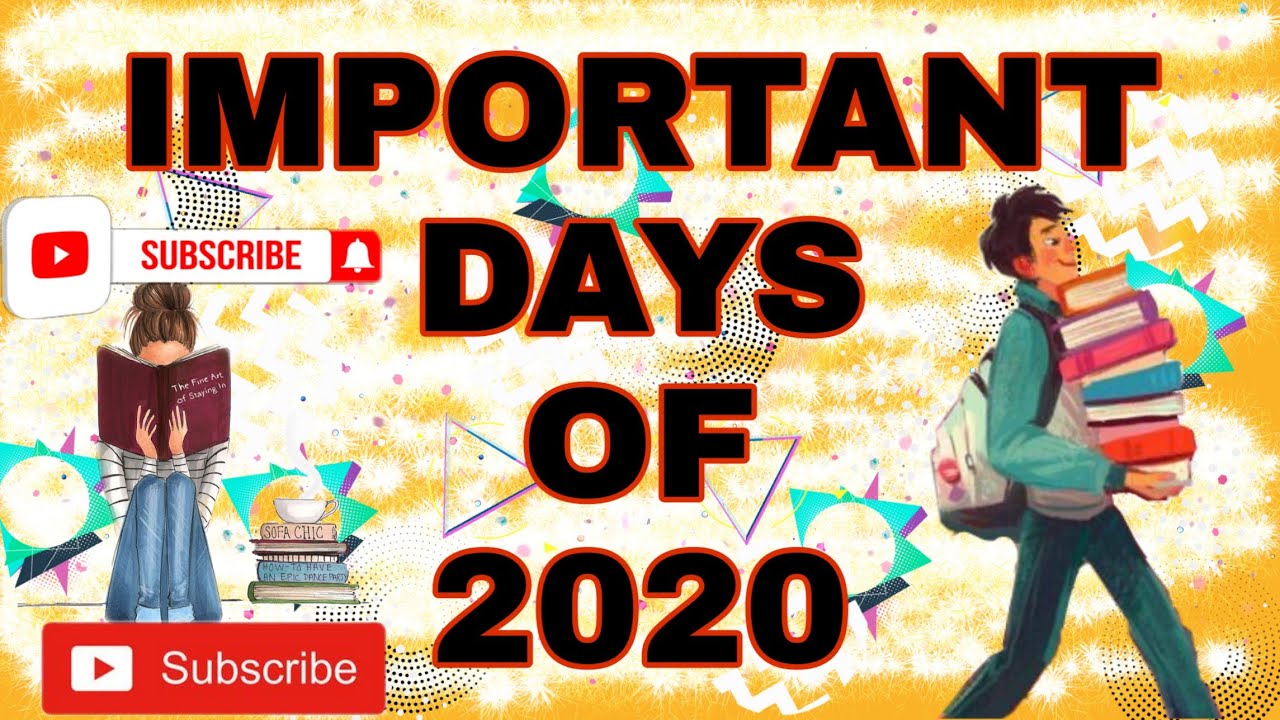 Important days with theme #importantdays #ssc #cgl - YouTube