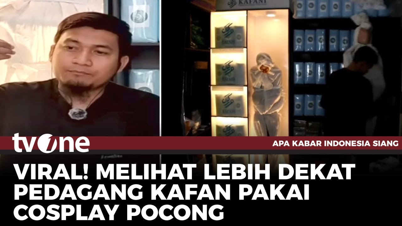 Pedagang Kain Kafan Cosplay jadi Pocong di Medsos | AKIS tvOne - YouTube