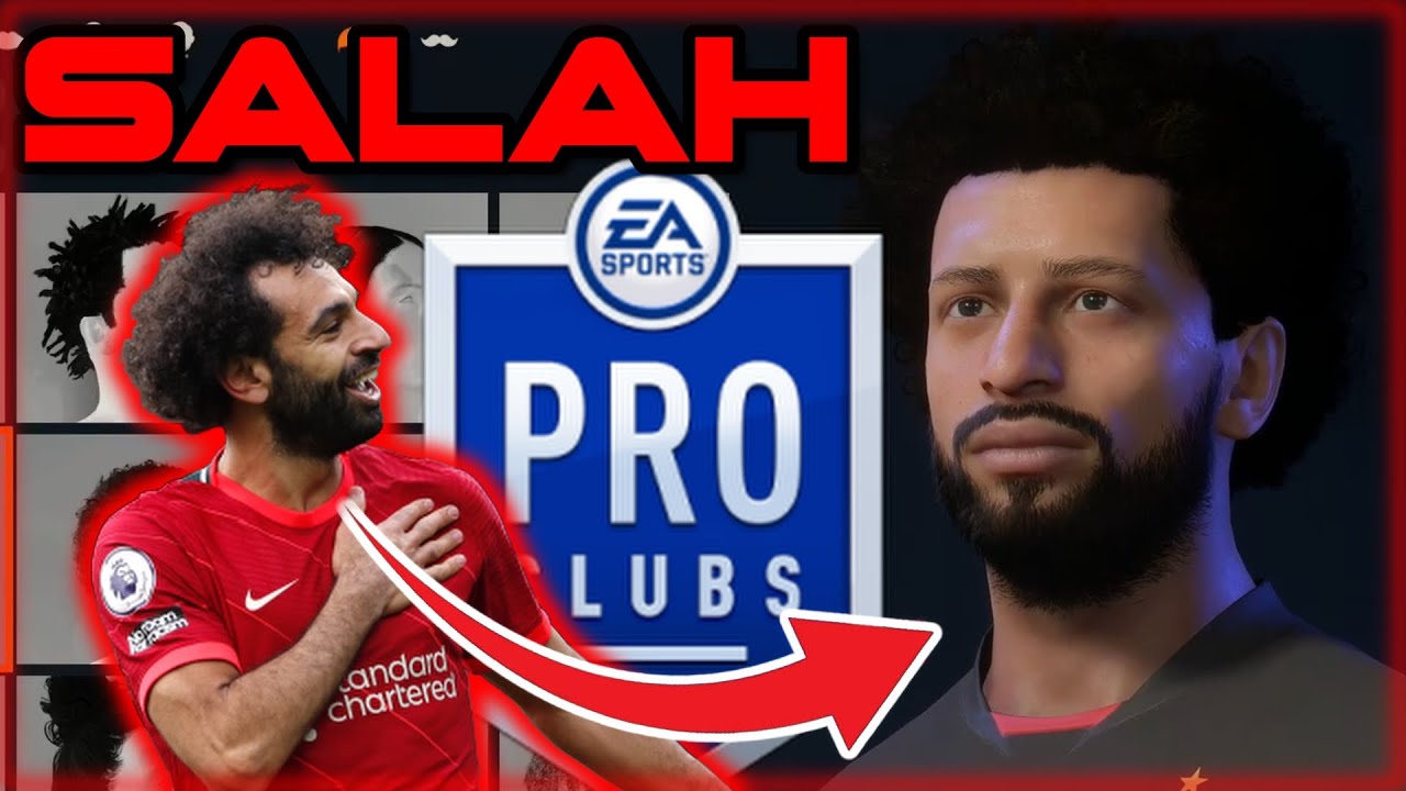 FIFA 23 Mo Salah Pro Clubs Look alike - YouTube