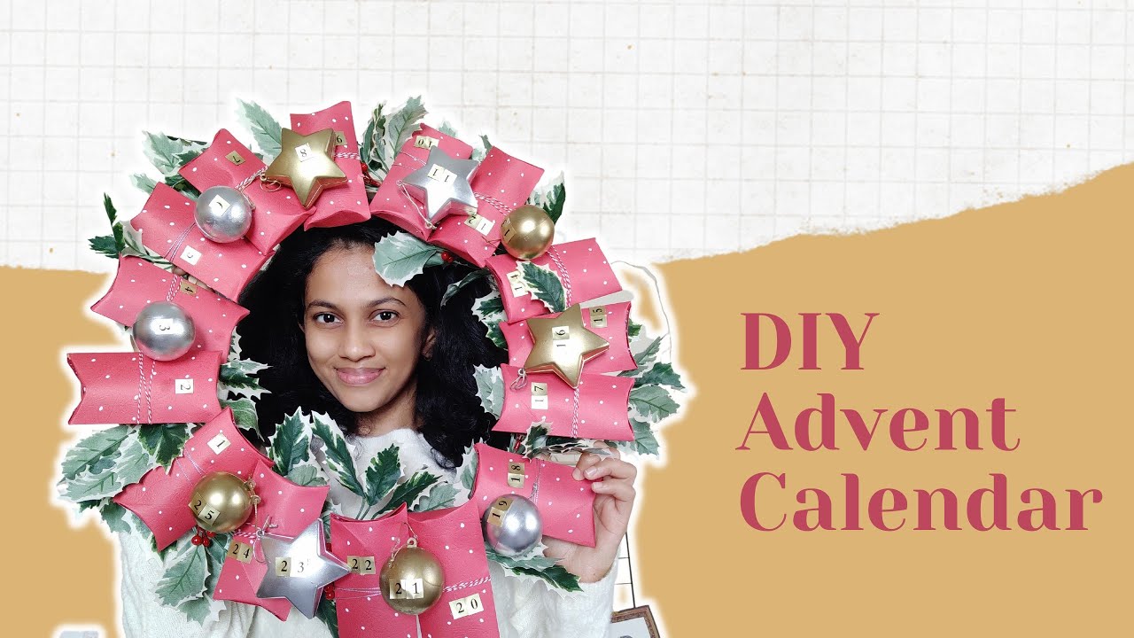 | DIY Christmas Wreath Advent Calendar| - YouTube