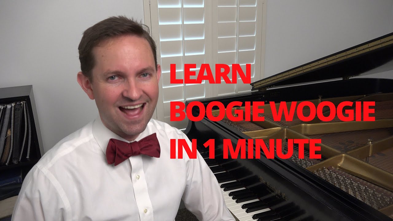 Learn To Play Boogie Woogie Piano IN 1 MINUTE - YouTube