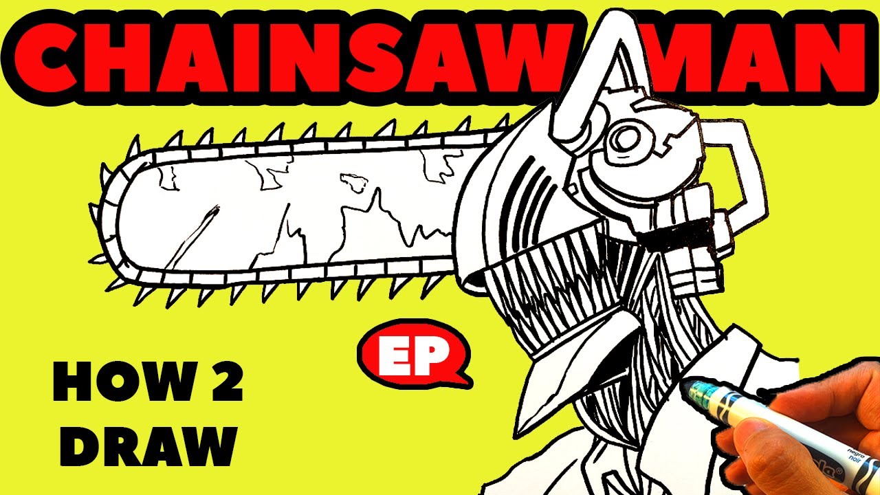 AMAZING How to Draw CHAINSAW MAN - YouTube