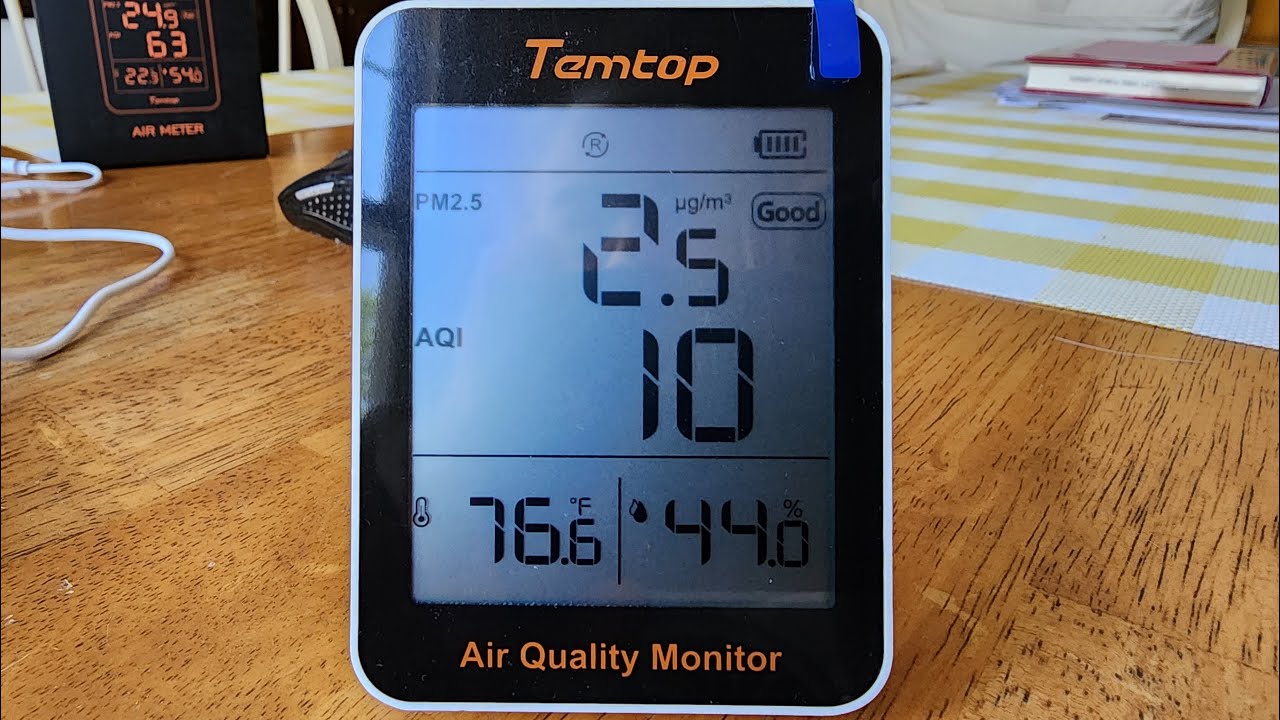 Temtop Air Quality Monitor - YouTube
