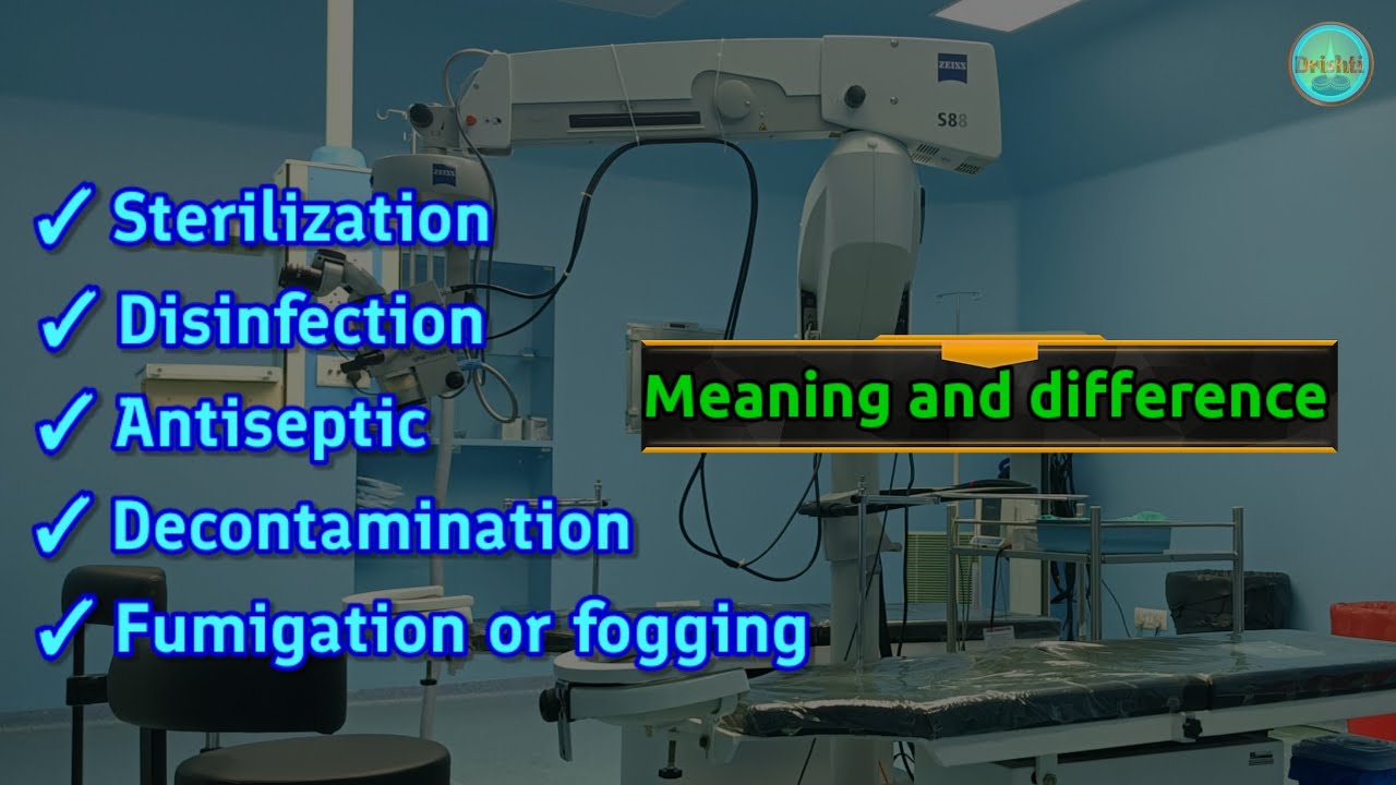 Difference in Sterilization,disinfection, antiseptic, decontamination ...