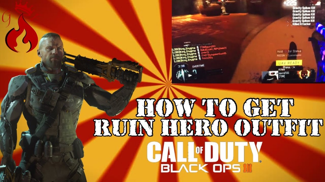 How to get Ruin Hero Outfit in Call Of Duty: Black Ops 3 - YouTube