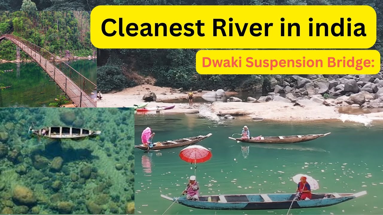 Cleanest River in india ! Meghalya ! India Bangladesh Border ! crystal ...