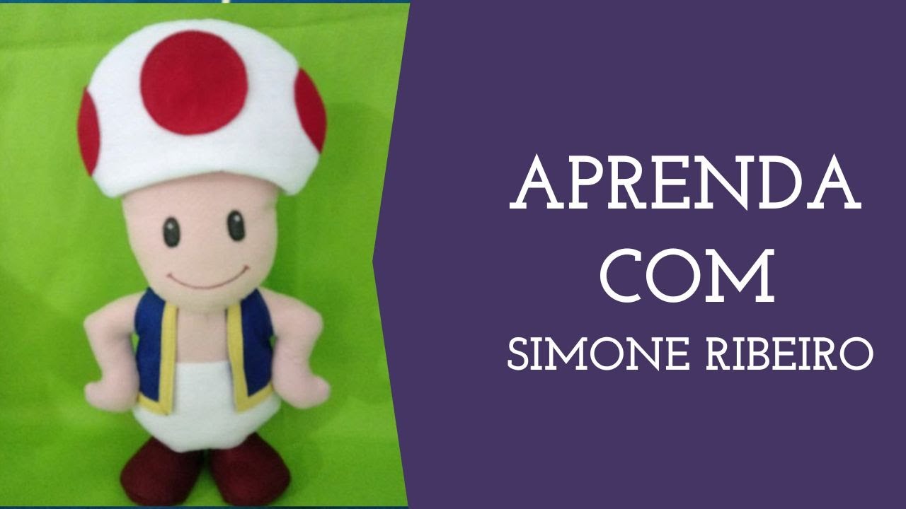 TOAD 35 CM DE FELTRO 2º PARETE TURMA DO SUPER MARIO BROS - YouTube