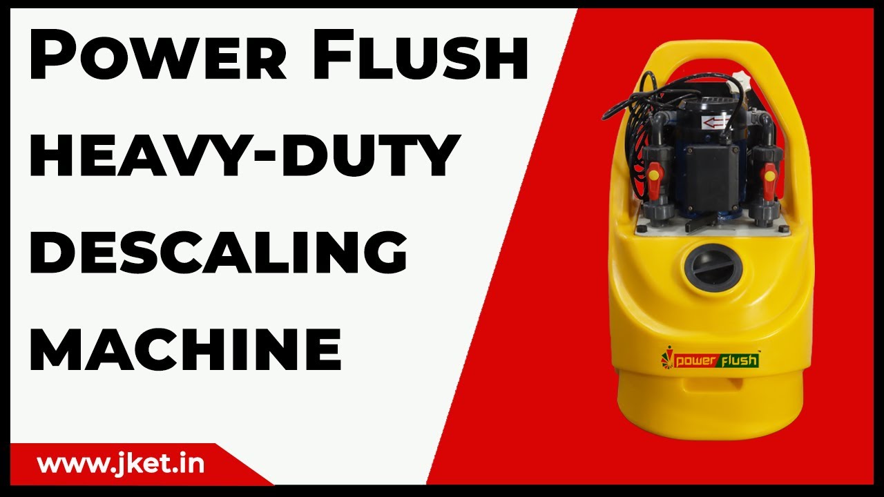 Power Flush heavy-duty descaling machine for heat exchanger - YouTube