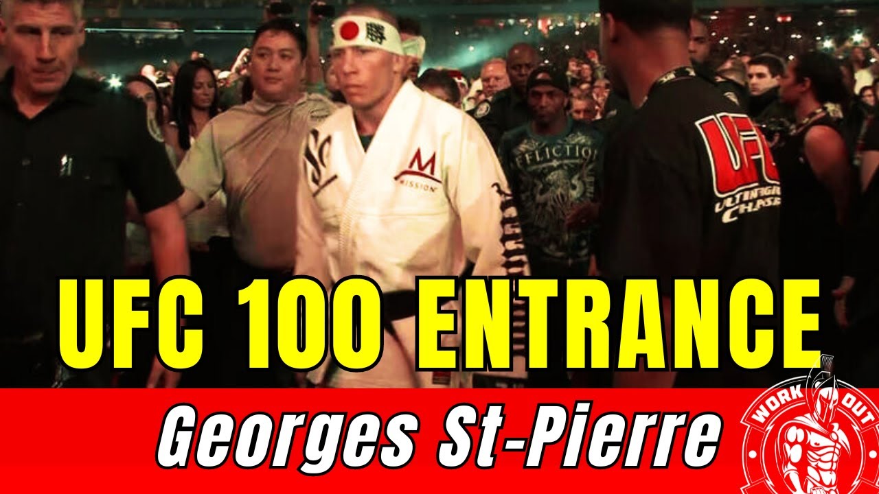 Relive the Energy: GSP's Epic Entrance at UFC 100! - YouTube