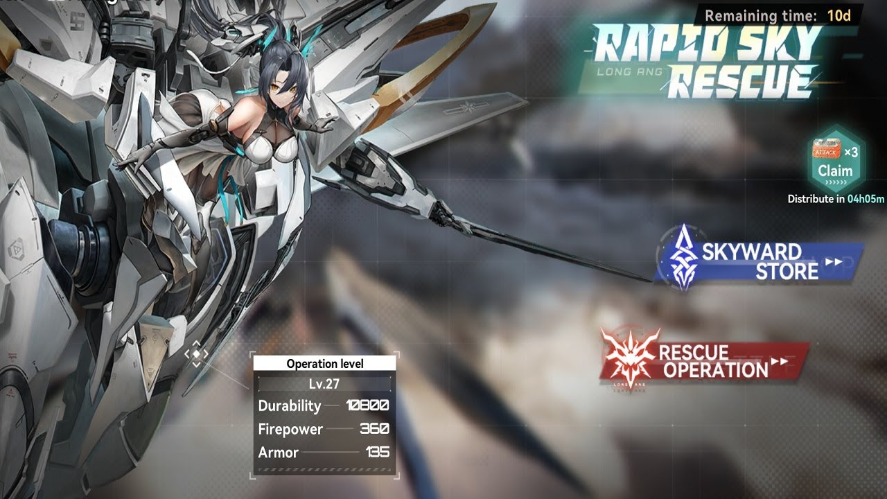 E.T.E Chronicle (SEA) - Rapid Sky Rescue Event : Dark Wing Stage Gameplay - YouTube