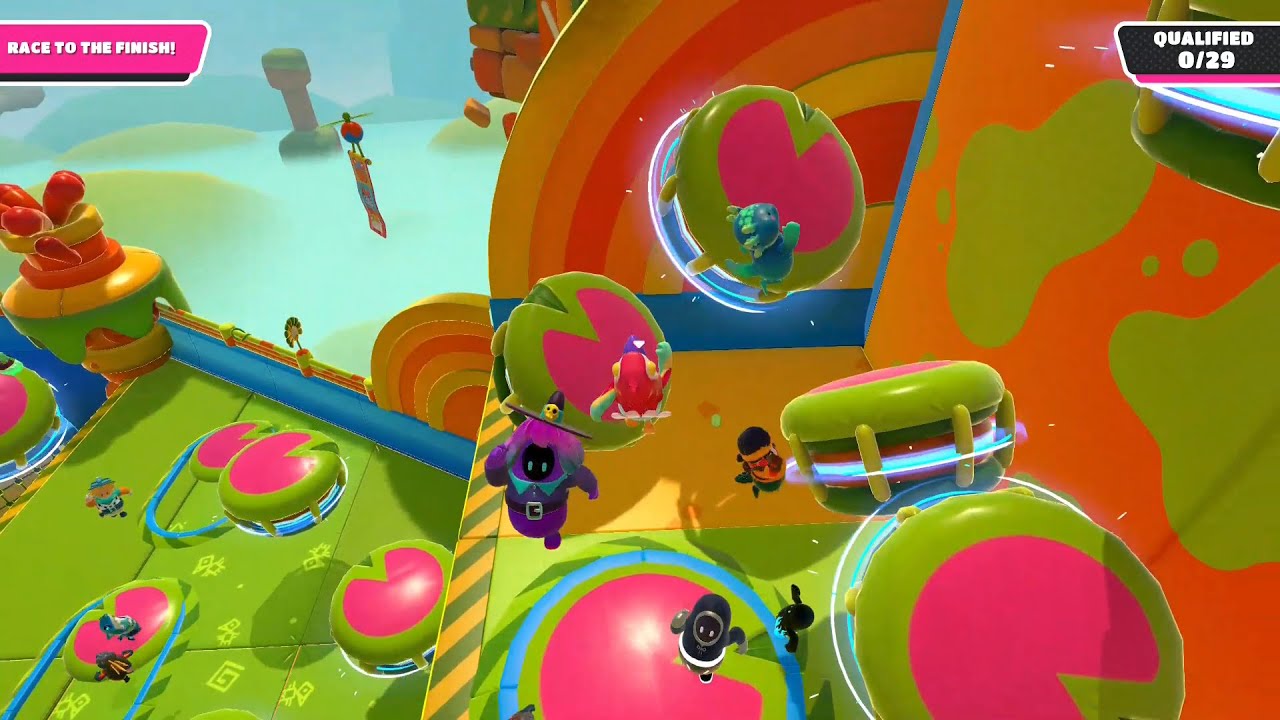 Fall Guys - Lily Leapers Hard Mode Gameplay - YouTube