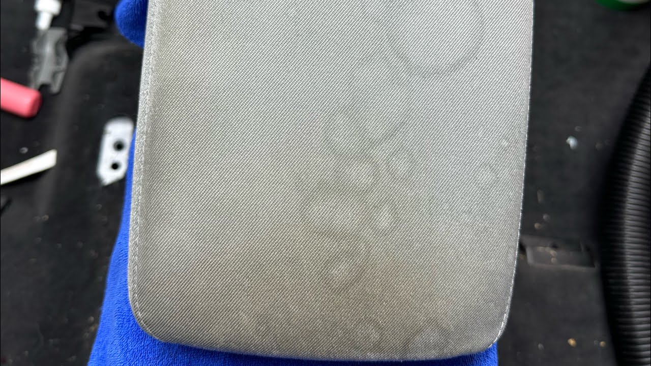 Deep cleaning a dirty arm rest. - YouTube