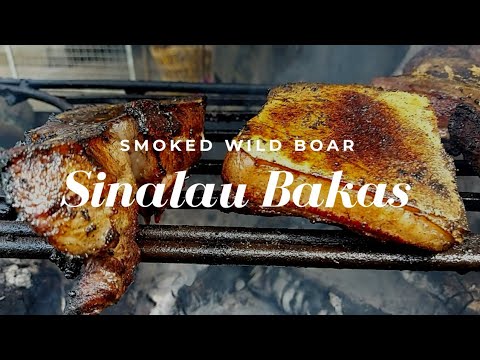 SMOKED WILD BOAR | SINALAU BAKAS | NON HALAL FOOD - YouTube