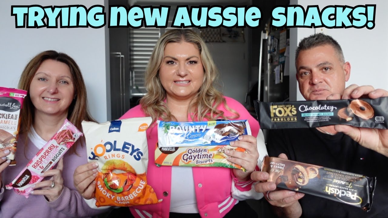 Trying new AUSSIE snack foods! - YouTube