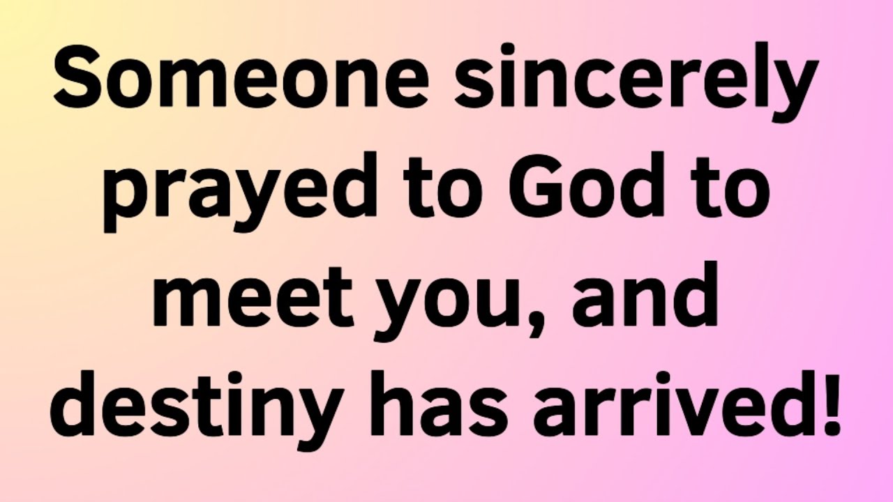 💌The angel says, when faith meets destiny, a life-changing encounter ...