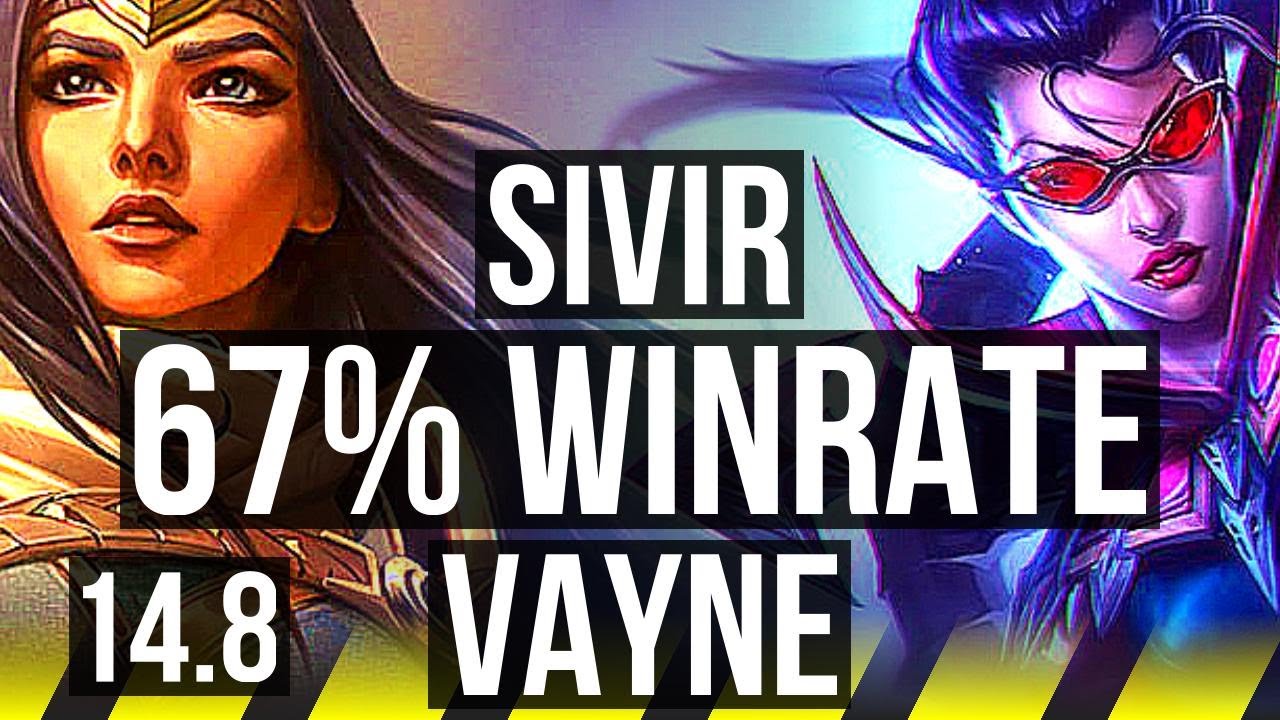 SIVIR & Lulu vs VAYNE & Nami (ADC) | 67% winrate, 5/1/3 | EUW Diamond ...