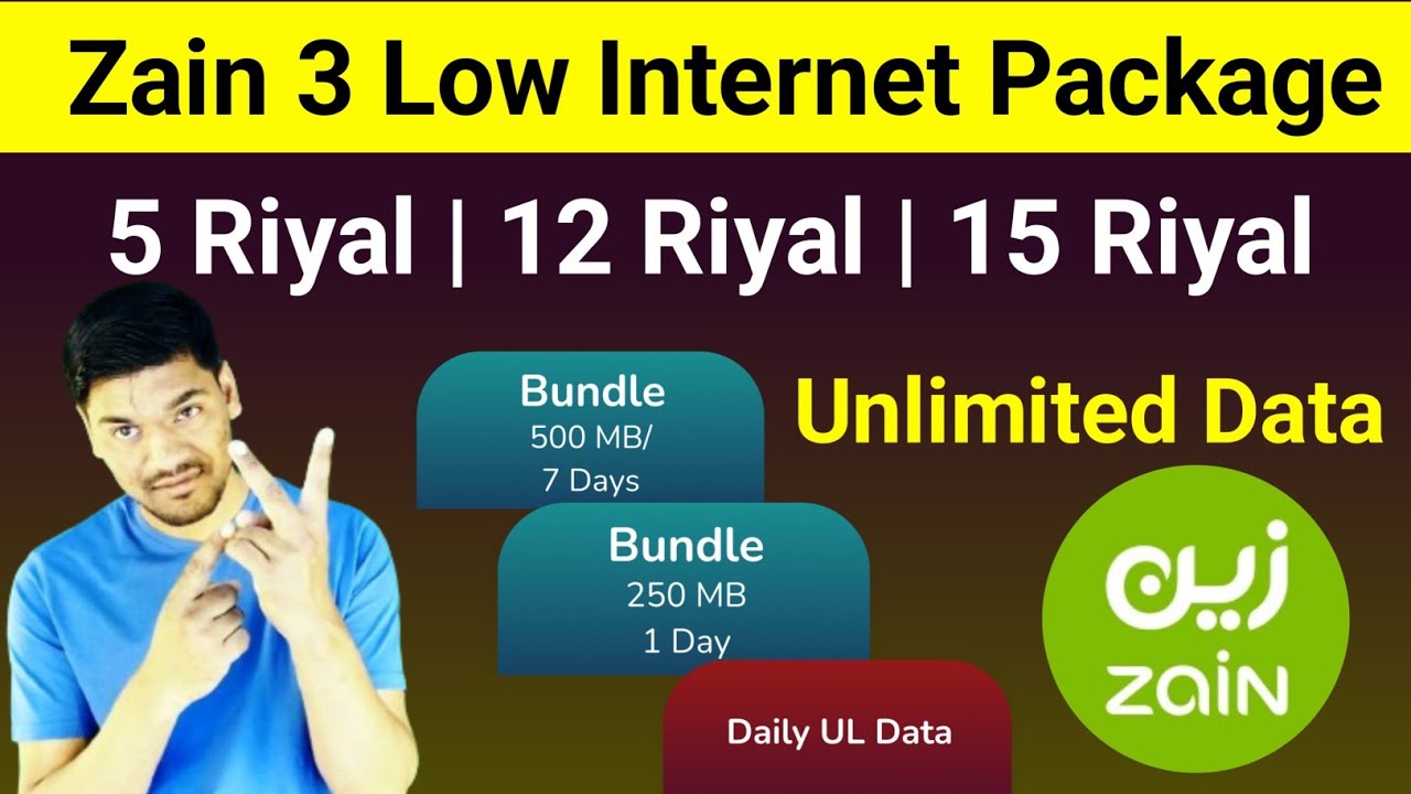 Zain 15 Riyal Unlimited Data | 3 Cheap Internet packages of Zain Sim ...