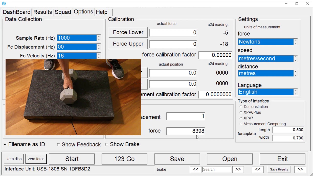 Calibrating the C-Force Performance Platform - YouTube