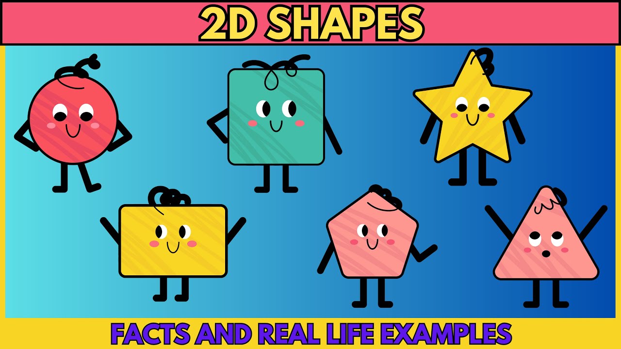 Learn 2D Shapes for Kids: Circle, Square, Triangle & More with Fun ...