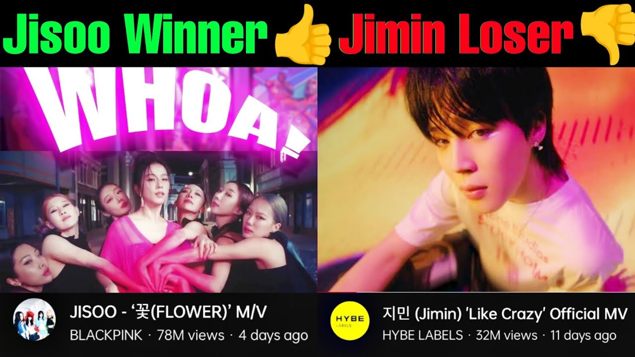 Jisoo defeated Jimin 😱 Blackpink Winner 🏆 BTS Loser 👎 BTS Vs BP #bts # ...