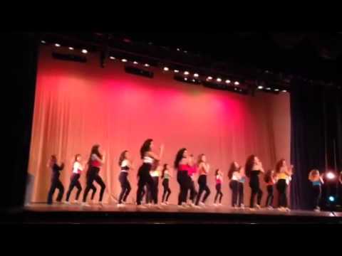 Santa Ana Valley High School Dance Team 2014 Gozando La Vida - YouTube