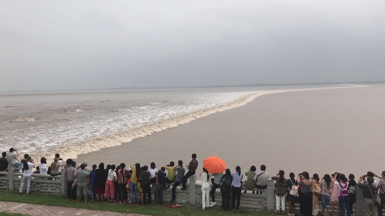 Tidal Wave!!!! WASHES AWAY PEOPLE! - YouTube