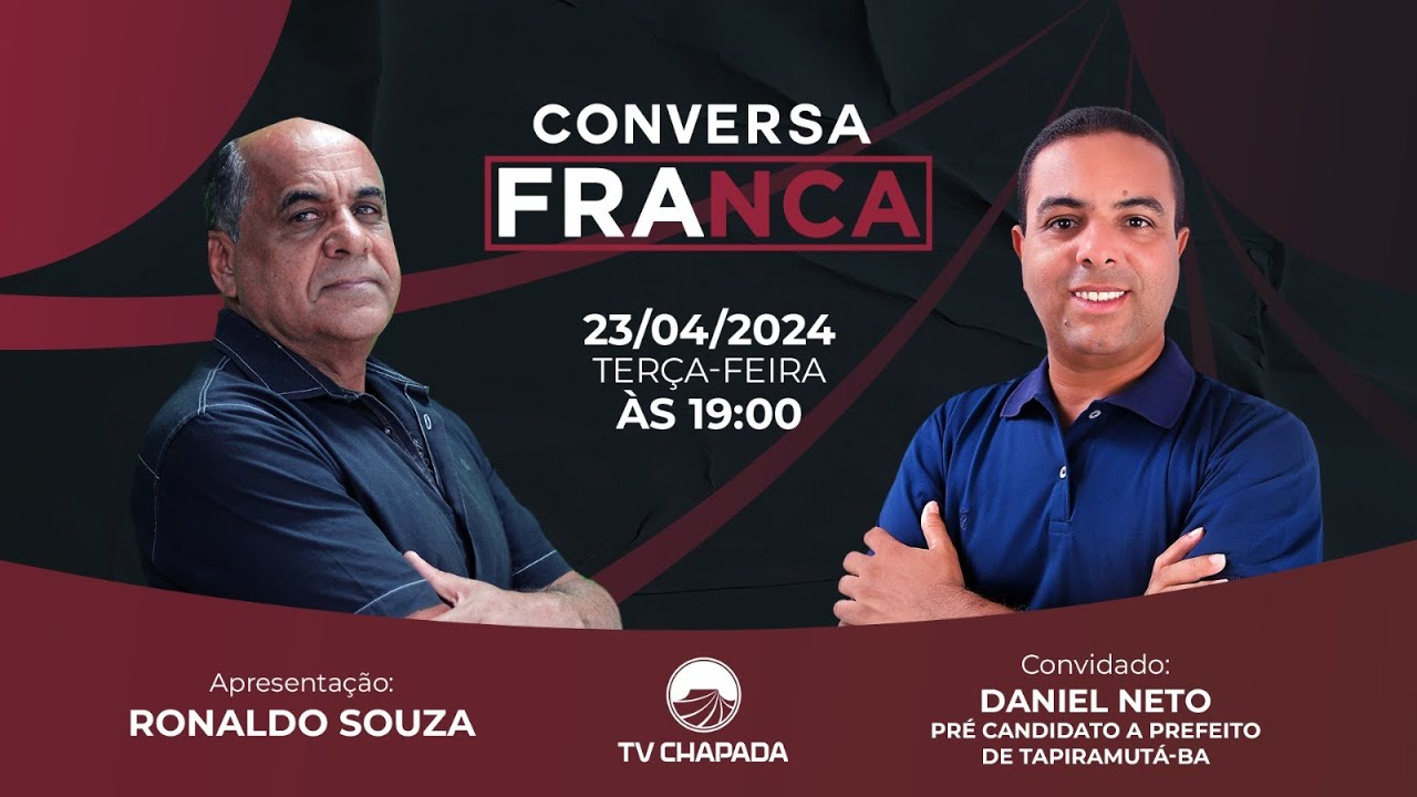CONVERSA FRANCA COM DANIEL NETO - CANDIDATO A PREFEITO DE TAPIRAMUNTÁ ...