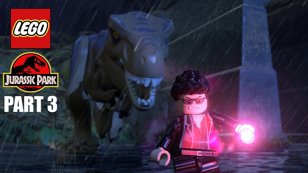 Rexy Is After Us || T-Rex Attack || Lego Jurassic World Playthrough ...