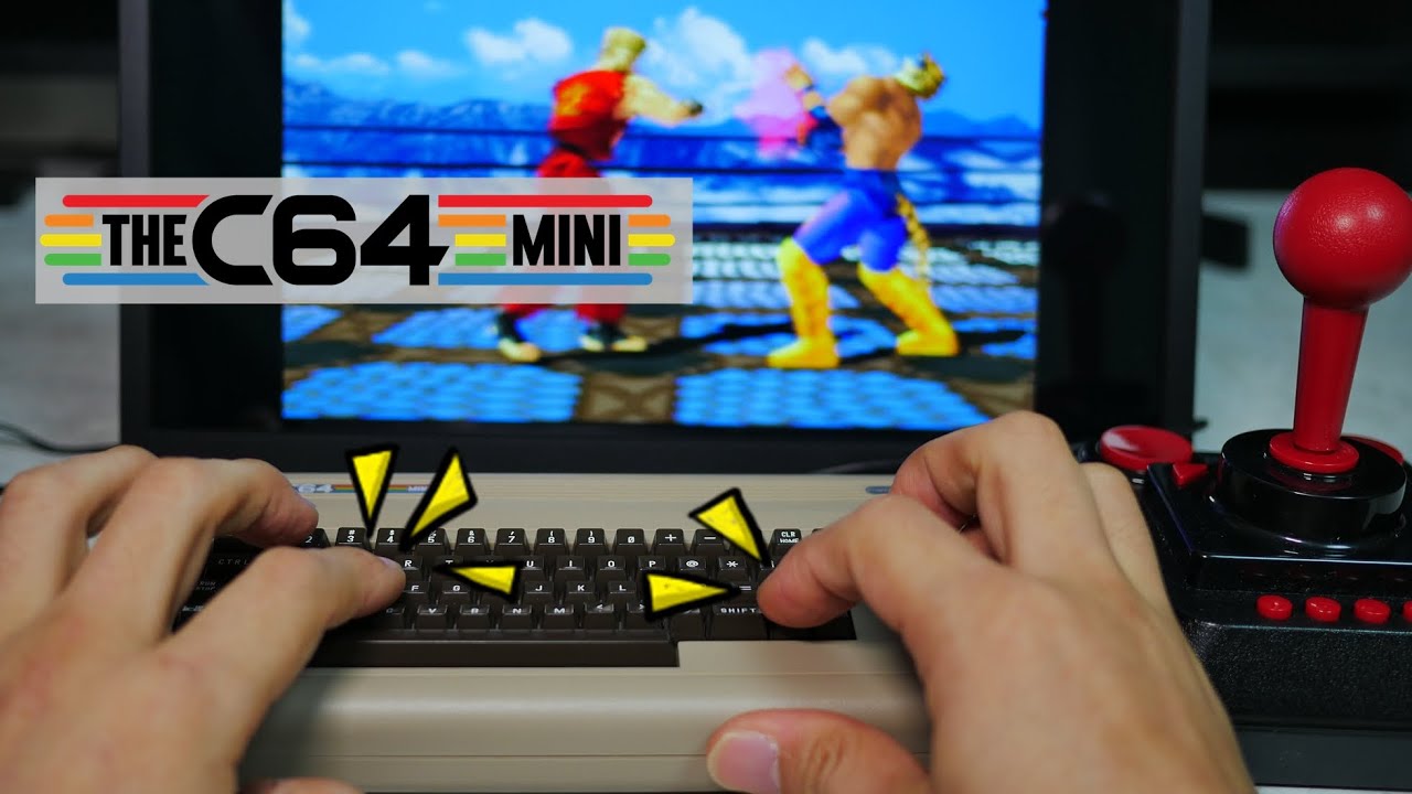 키보드로 게임이 가능한 C64 미니 DIY, 라즈베리파이 3 내장 C64 mini DIY with playable ...