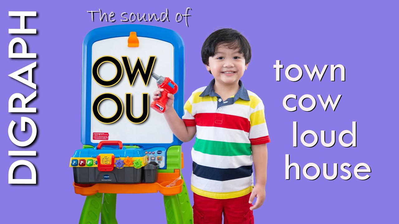 Ow, Ou Digraph | How to say the sound | sample words | e70 - YouTube