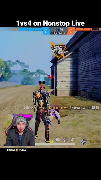 nonstop gaming live reaction on my 1vs4 clutch | thanks nonstop bro 🤣 editing #shorts #short ...