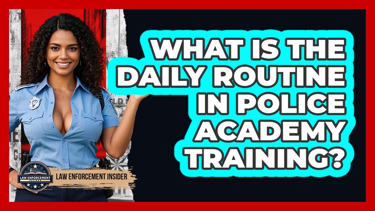 What Is The Daily Routine In Police Academy Training? - Law Enforcement ...