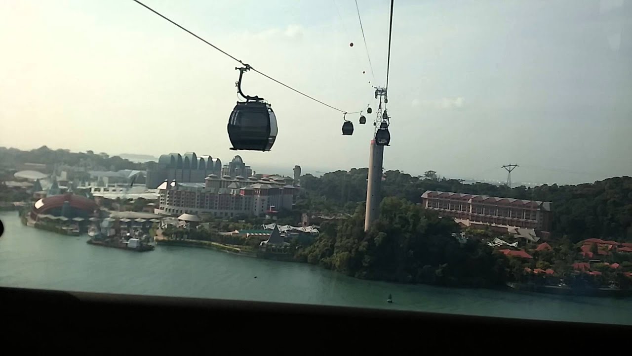 2015싱가포르_Sentosa_Cable car - YouTube