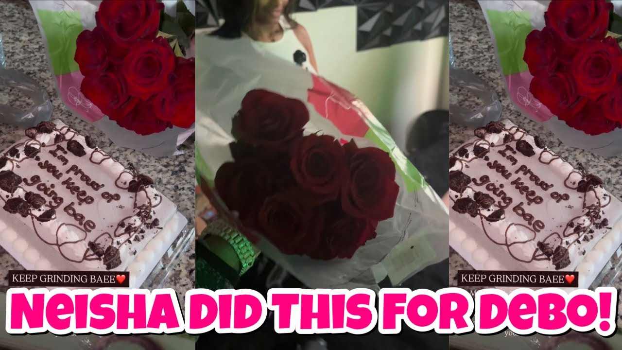 Neisha Surprised Debo With Flowers & A Special Cake… His Reaction Says ...