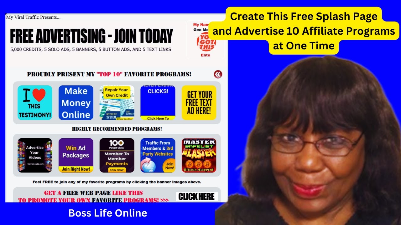 How To Create This Advertising Amazing Splash Page! - YouTube