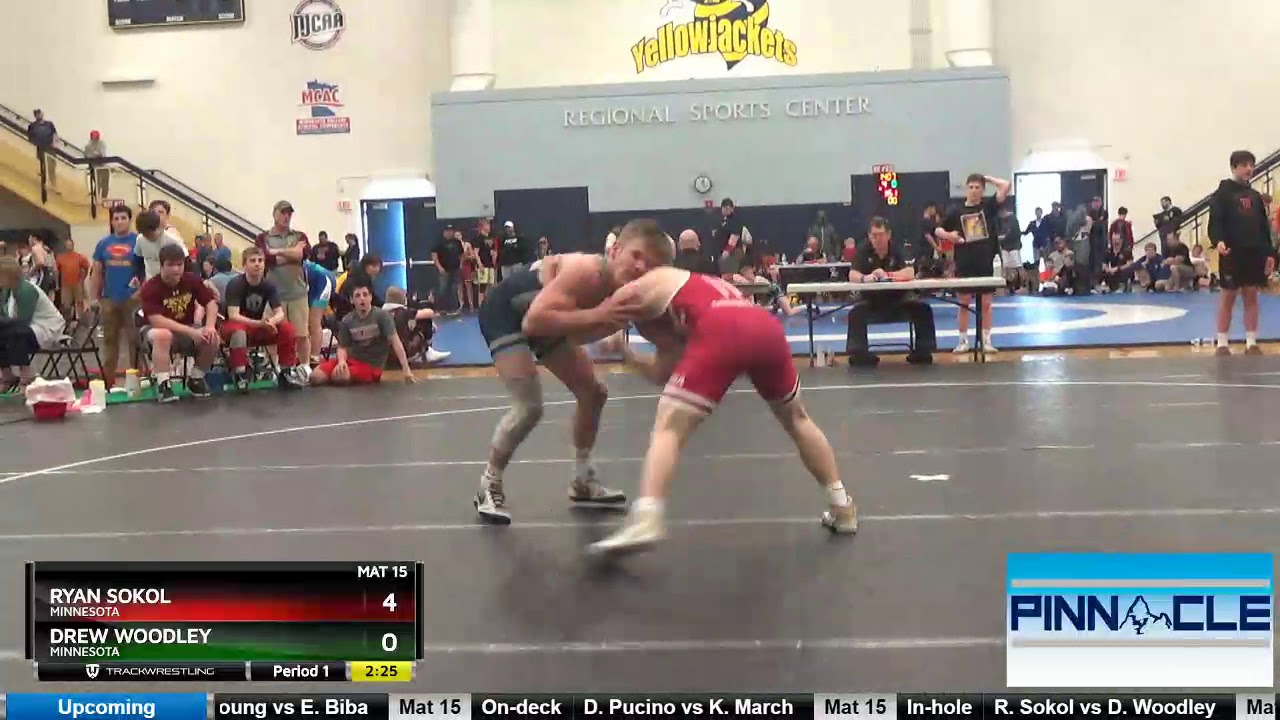 Junior Men 138 Ryan Sokol Minnesota Vs Drew Woodley Minnesota - YouTube