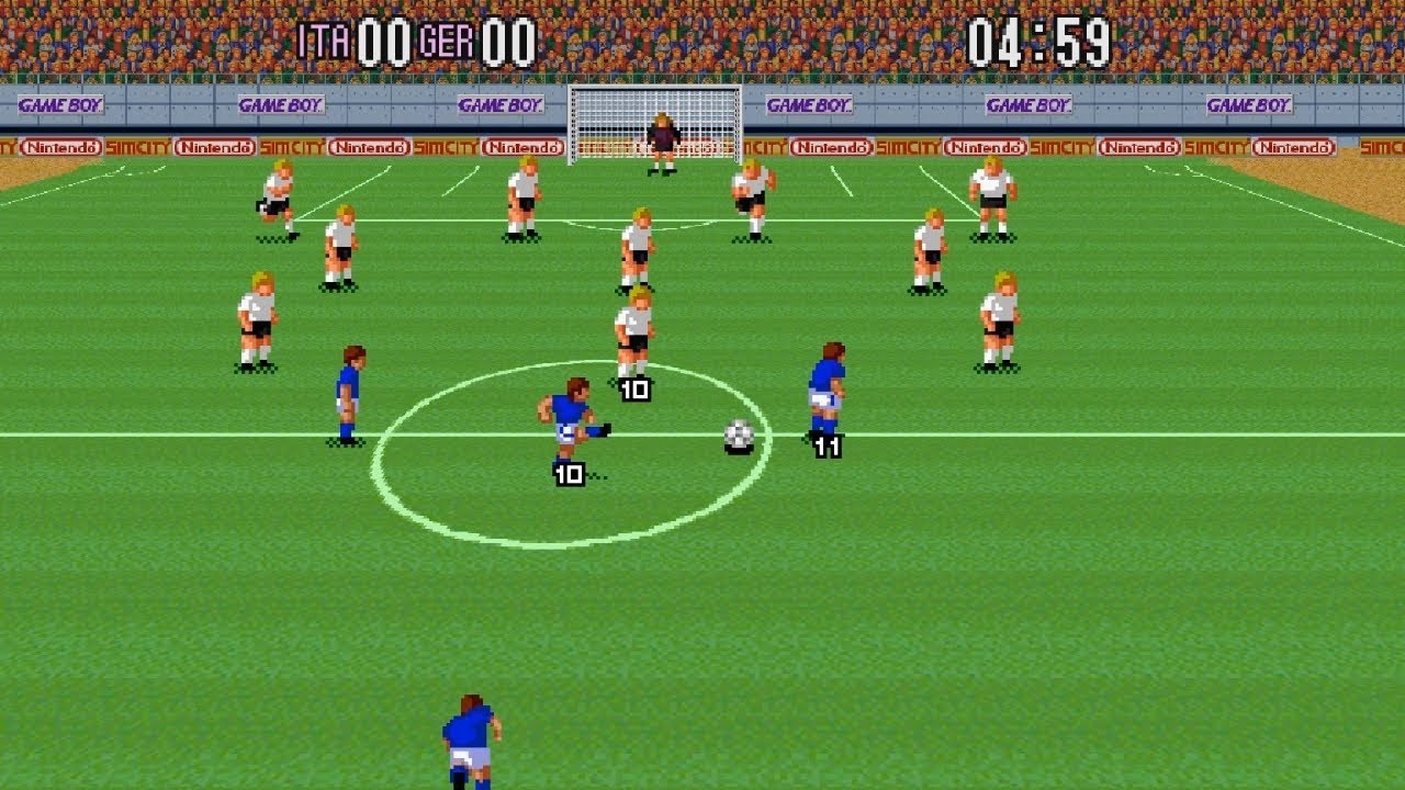 SNES Super Soccer (Widescreen 16:9 HD Mode 7) - YouTube