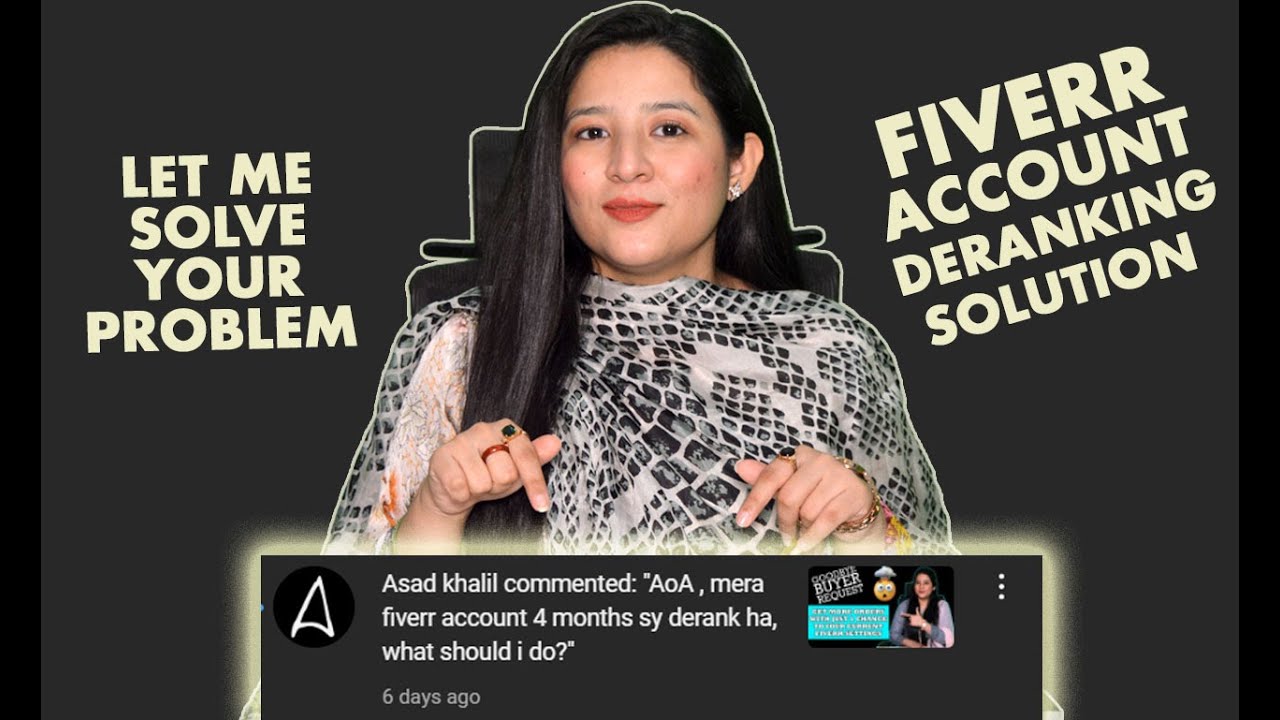 Let me Solve your Fiverr Account Deranking Issue | Fiverr Gig Deranking ...