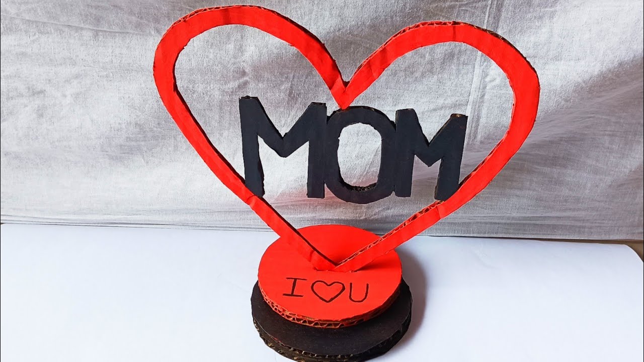 Mother's day gift idea|| handmade mother's birthday gift / cardboard ...