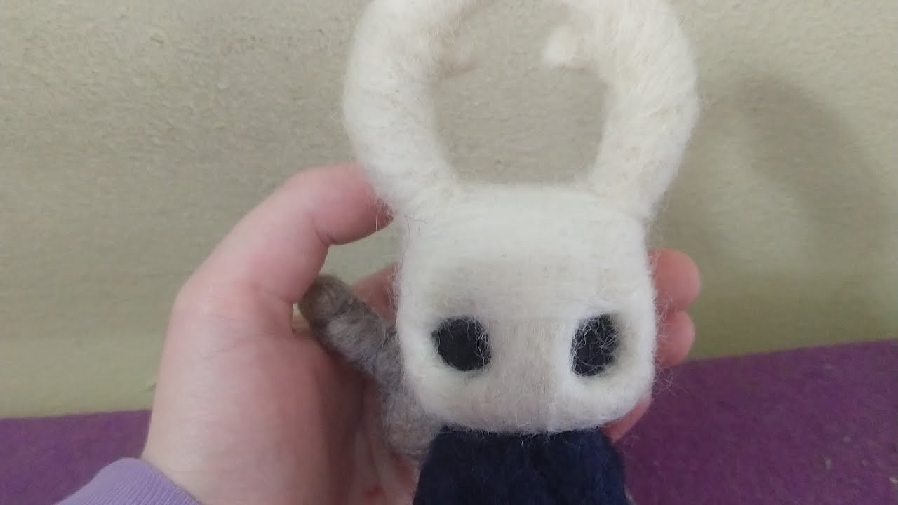 Needle Felt, Hollow Knight, Time Lapse - YouTube