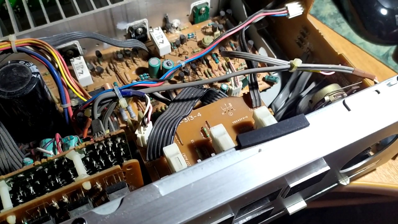 JVC AX-40 снятие передней панели - YouTube