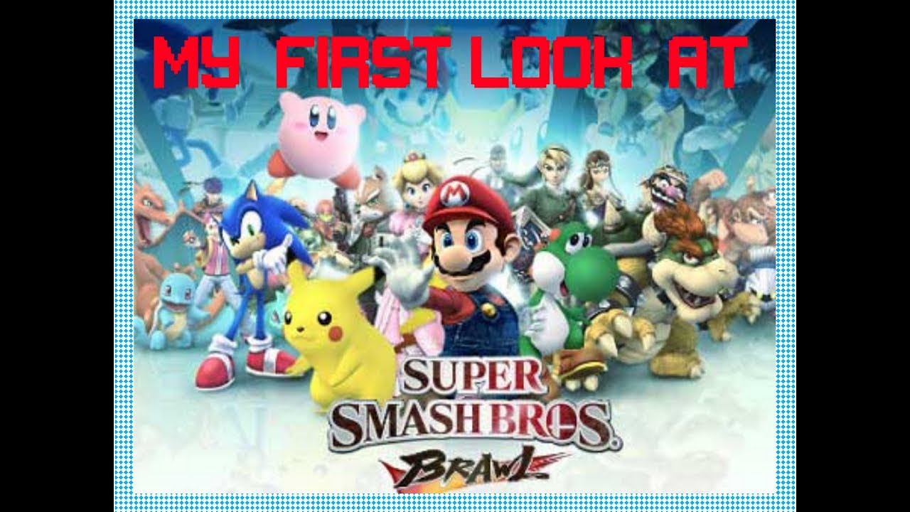 smash 4 player's first look at super smash bros brawl - YouTube
