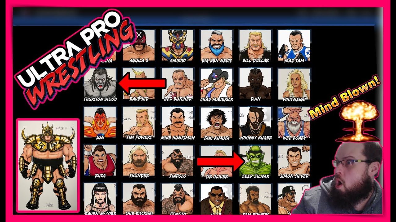 Ultra Pro Wrestling's Custom Wrestler options could be the GOAT! - YouTube