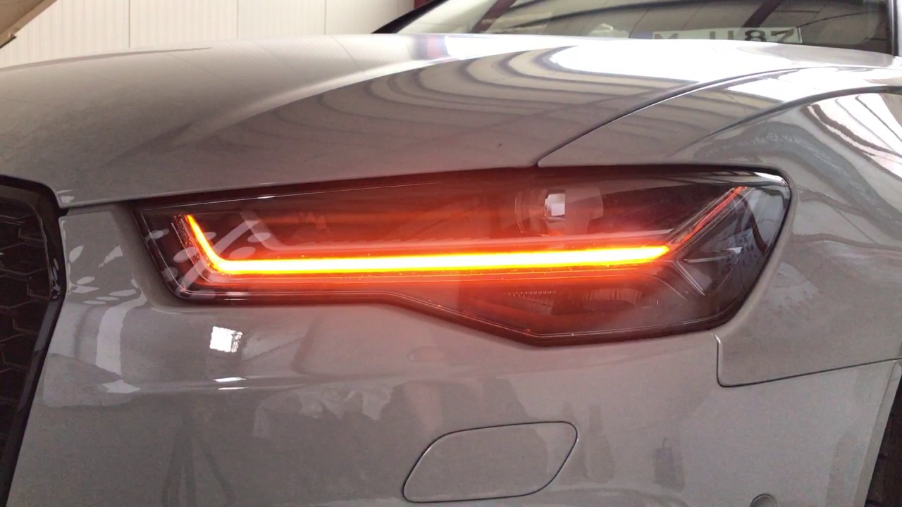 Audi Matrix LED Audi RS6 Nachrüstung inkl. Dynamischer Blinker - YouTube