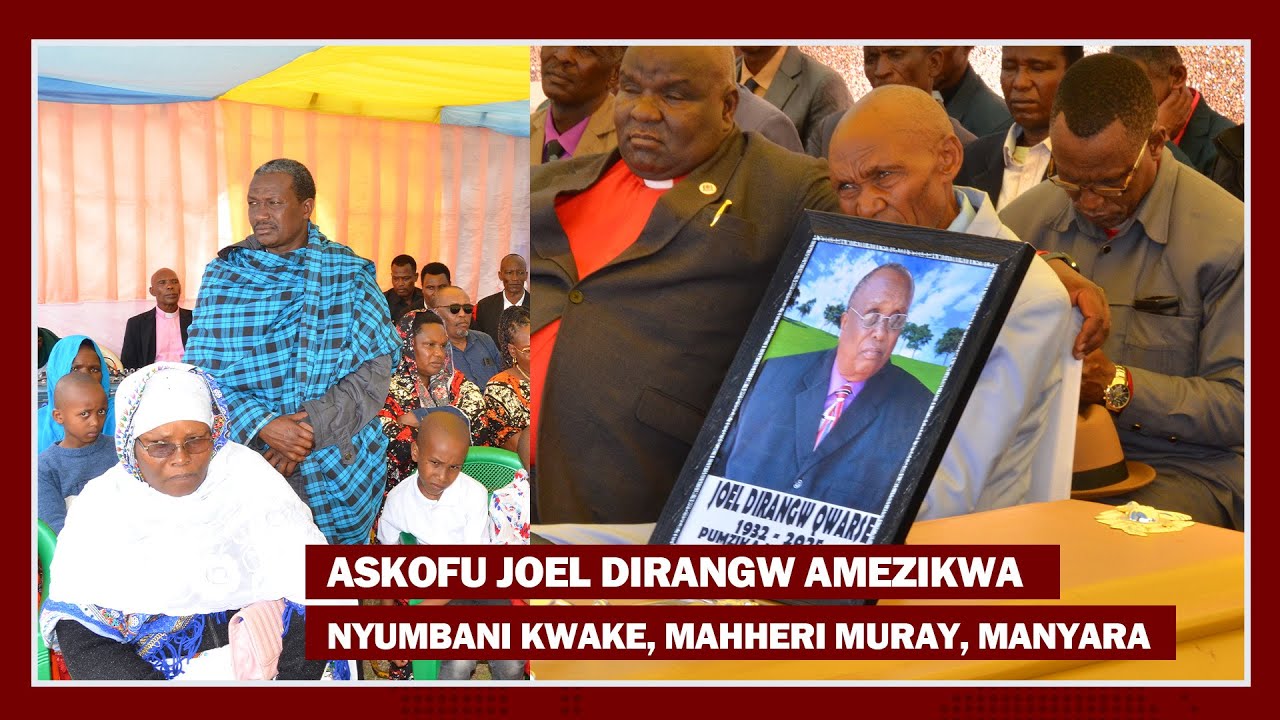 MAZISHI YA ASKOFU MKUU#JOEL DIRANGW WA KANISA LA WMF | YAFANYIKA ...
