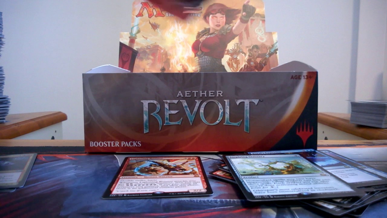 MTG - Aether Revolt Booster Box 4 - YouTube