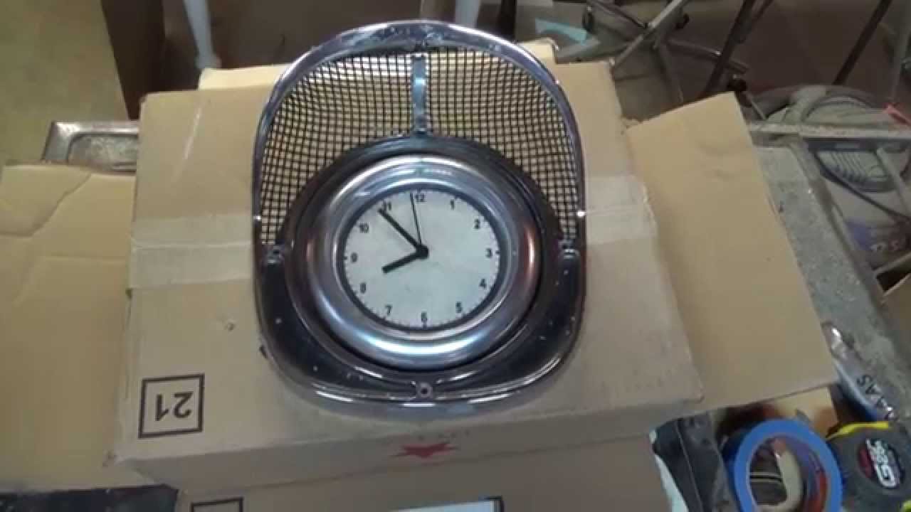 Giveaway 57 Chevy headlight clock update quickie - YouTube