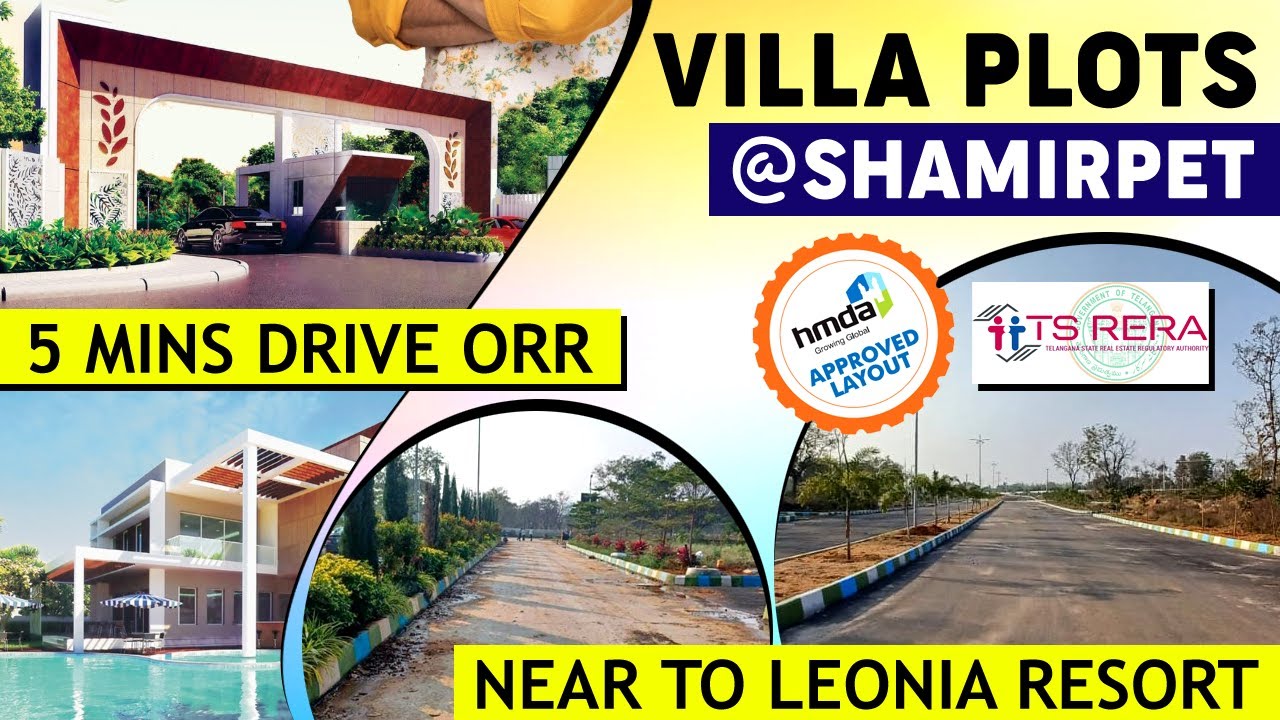 Villa Plots For Sale in Shamirpet | Residential Plots in Hyderabad ...